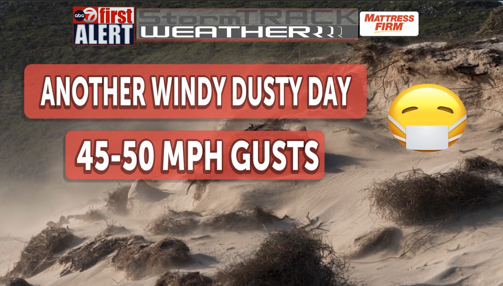 ABC-7 First Alert: Expect strong winds and dusty conditions again - KVIA